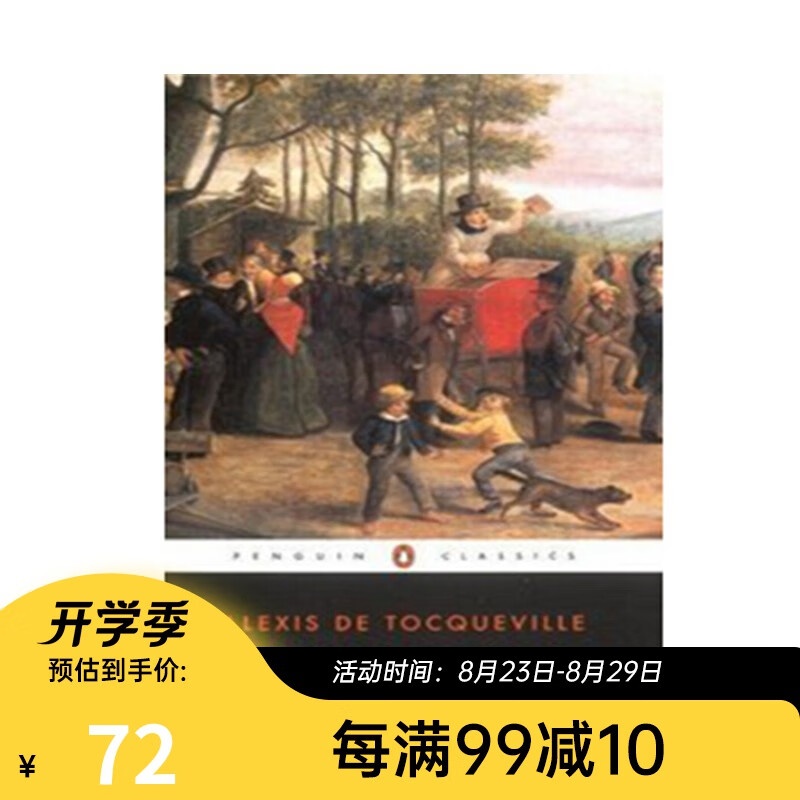 英文原版 Democracy in America:And Two Essays
