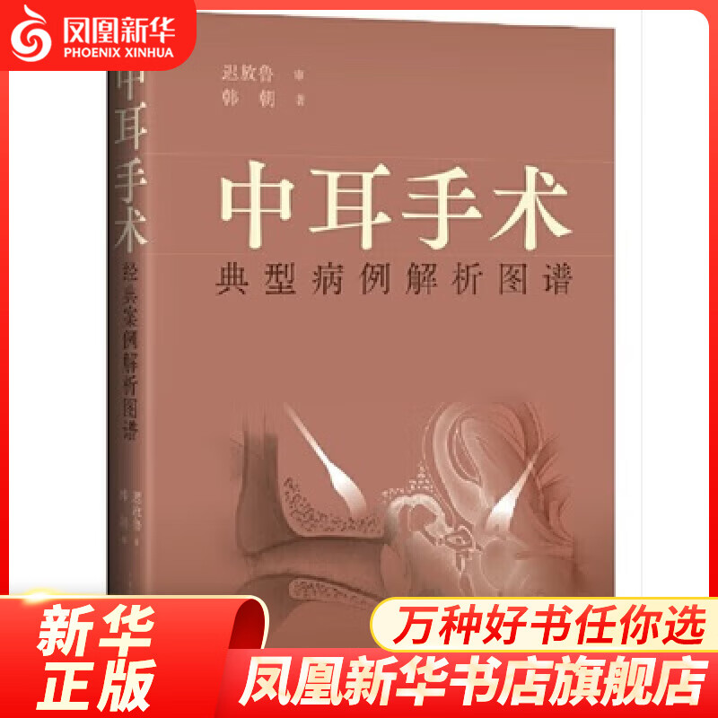 中耳手术典型病例解析图谱 耳科手术临床经验和体会总结 耳鼻喉外科手术 病案图解