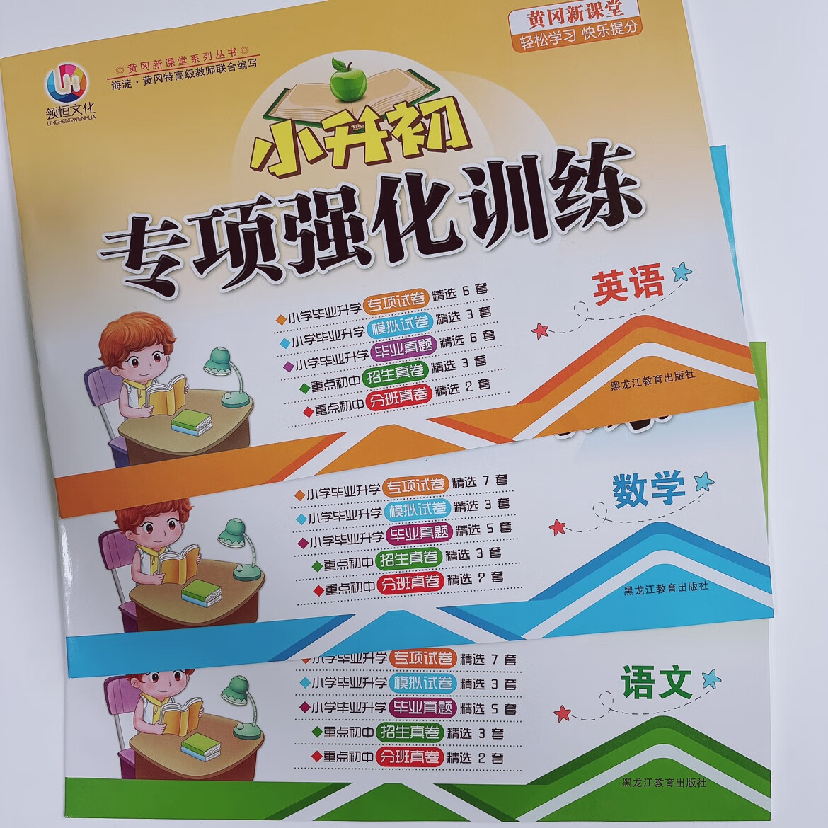 2023 春小学6六年级语文数学英语小升初专项强化训练六三制人教版 数学+英语 六年级下
