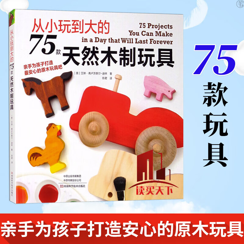 从小玩到大的75款天然木制玩具/艾琳·弗卢茨泰尔_迪林/娱乐/休闲/9787534999277/书籍