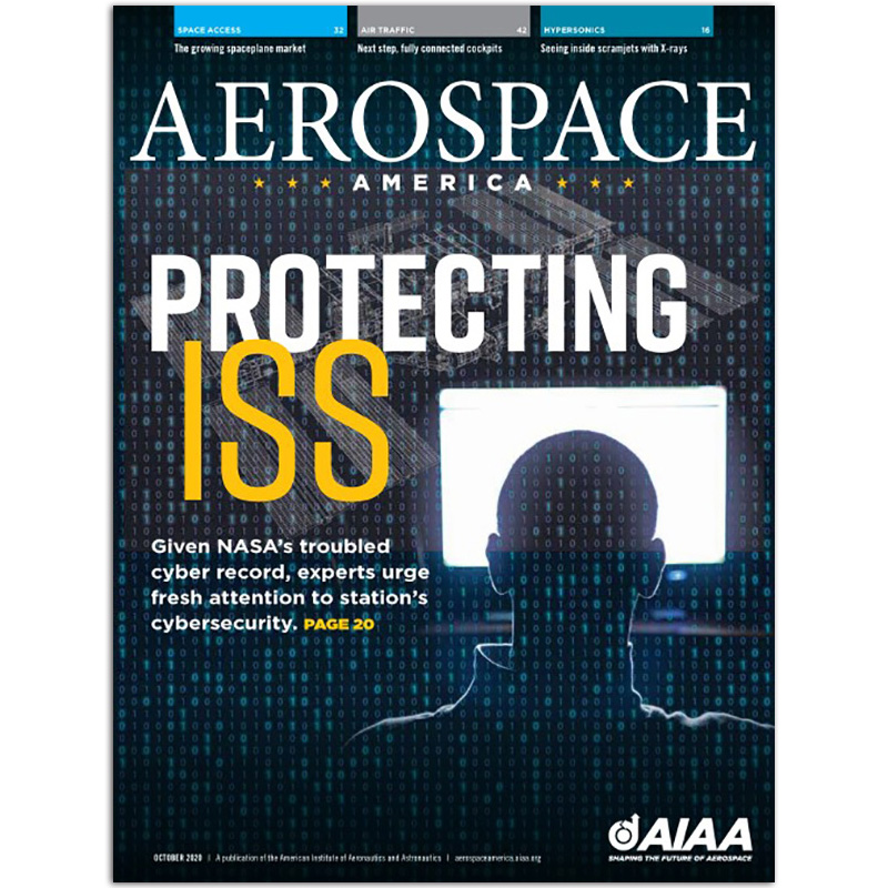 【单期可选】Aerospace America 2018/2020/21/22年 美国航空航天科技杂志 2020年10月
