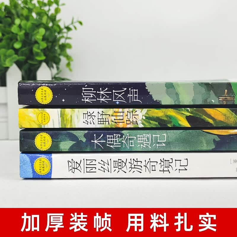 柳林风声 绿野仙踪爱丽丝漫游奇境木偶奇遇记小学生课外老师阅读书籍三四五六年级必读经典书目推荐青少