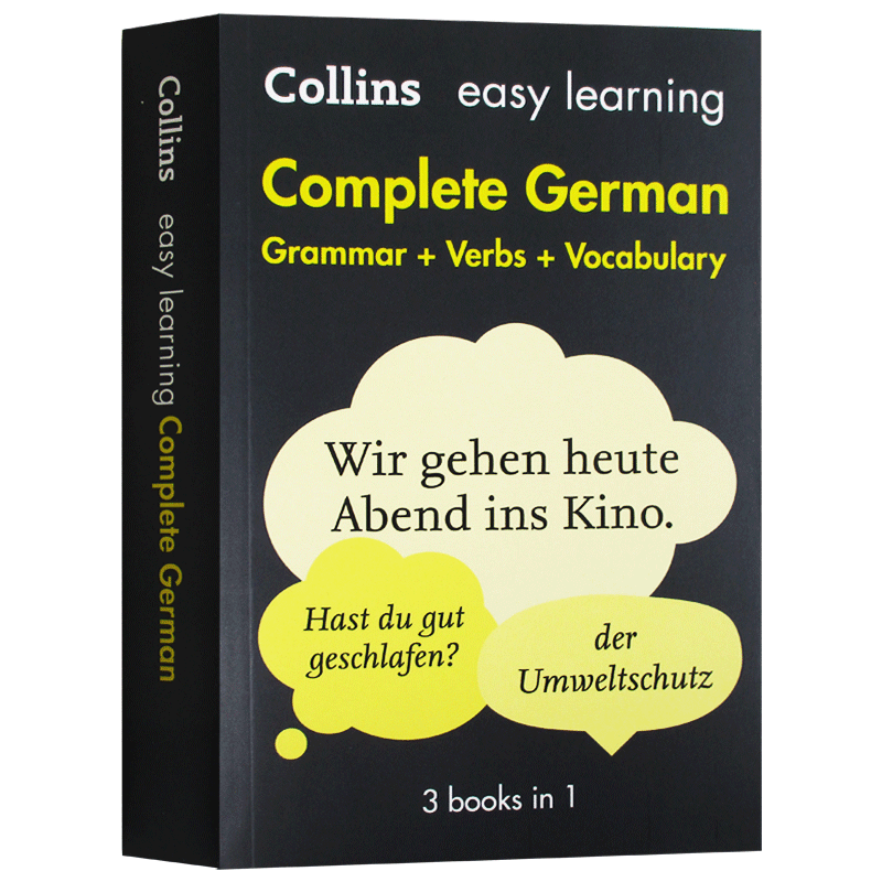 华研原版 袖珍柯林斯德语学生字典 英文原版 Collins Gem German School Di 柯林斯轻松学德语书