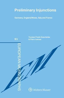Preliminary Injunctions: Germany, England/Wales,