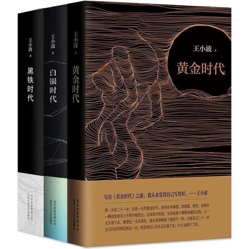 【现货速发】王小波时代三部曲+白银+黑铁 现当代书 完整版[黑白印刷]无删减达宋 王小波三部曲(全套三本装)当