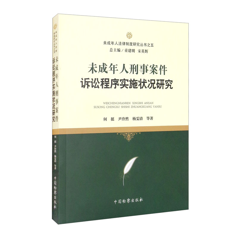 未成年人刑事案件诉讼程序实施状况研究