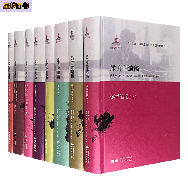梁方仲遗稿(16开精装全8册，总达360万字)