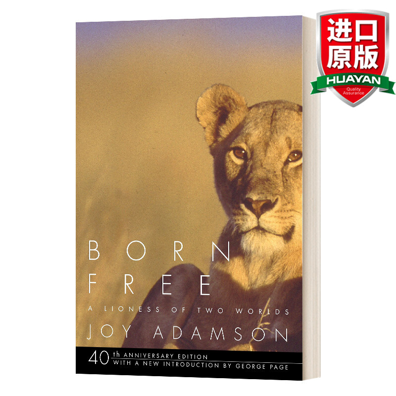 Born Free A Lioness of Two Worlds 英文原版 野生的爱尔莎 英文版 进口英语原版书籍