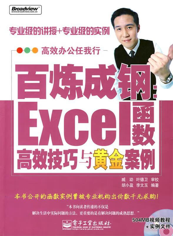 百炼成钢:Excel函数技巧与黄金案例