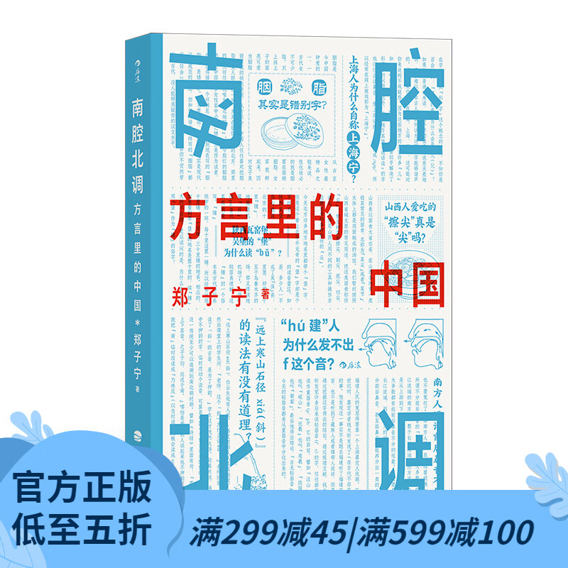 后浪官方 南腔北调：方言里的中国 郑子宁著 东言西语中国话语言科普 方言中国话文化史书籍