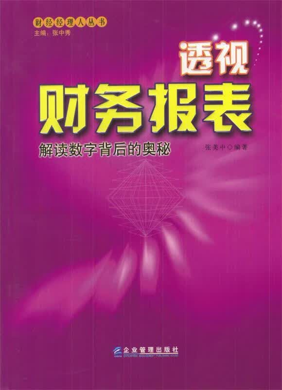 透视财务报表:解读数字背后的奥秘【好书，下单速发】