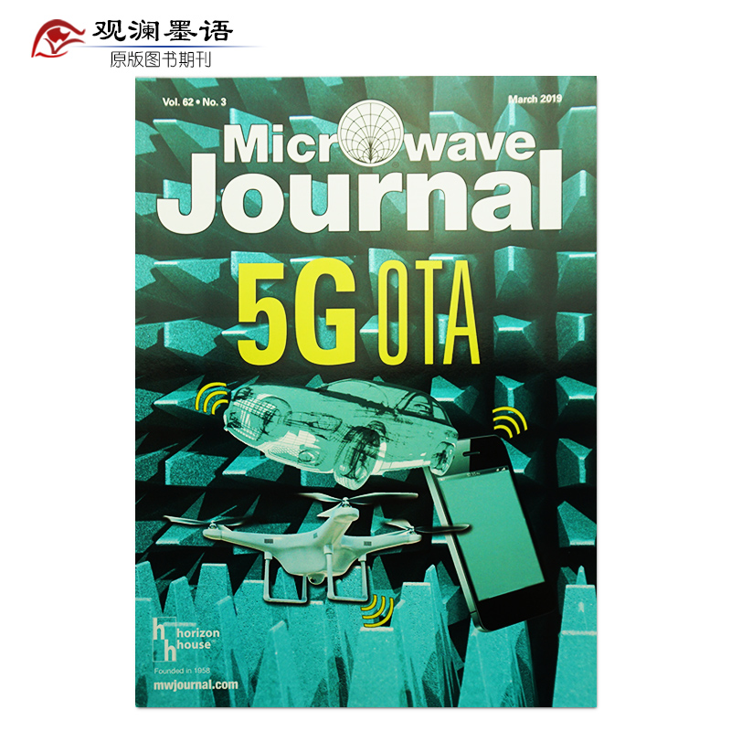 【单期可选】Microwave Journal 微波杂志 2019/20年月刊 美国微波无线通讯杂志 2019年3月刊