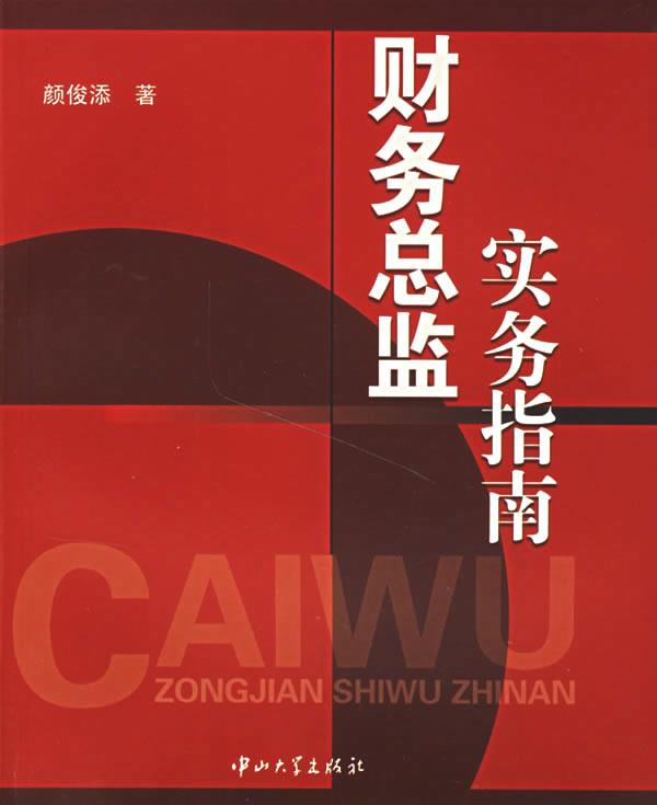 财务总监实务指南 颜俊添 著【书】