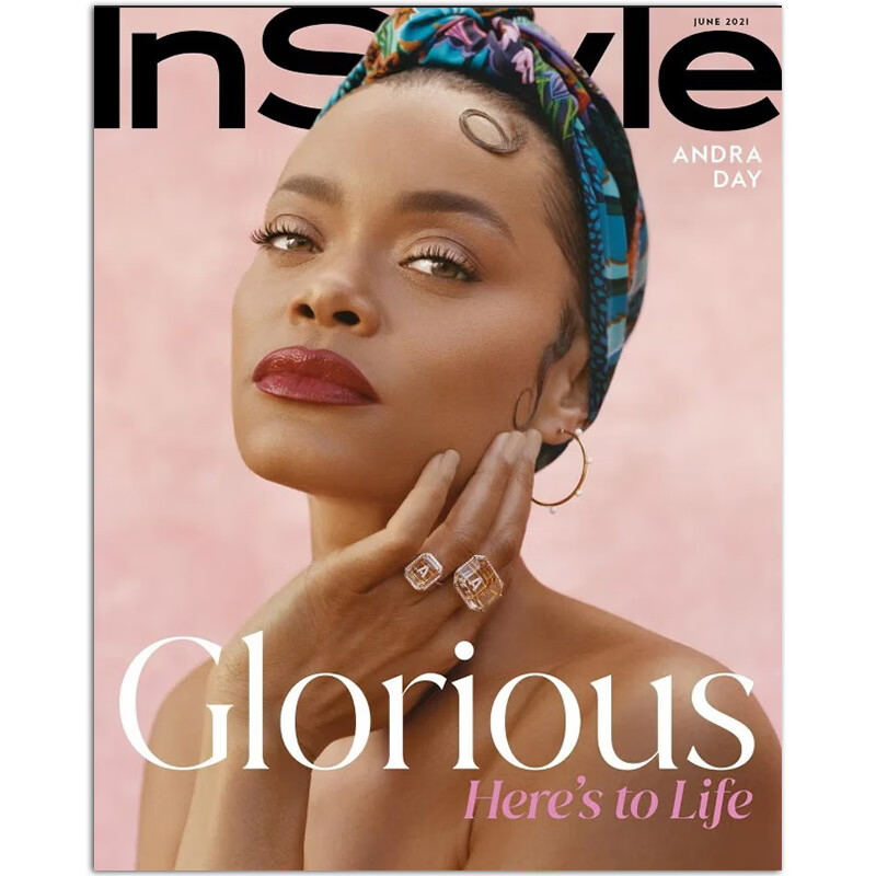 【单期可选】InStyle 时新 2022年月刊 美国女性服饰美容服装时尚杂志 2021年6月刊