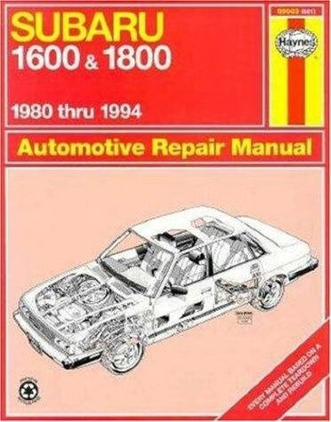 Subaru Subaru 1600, 1600 Hatchback, 1800, 1800 Hatchback (80-94), Brat Pick-up (81-82),