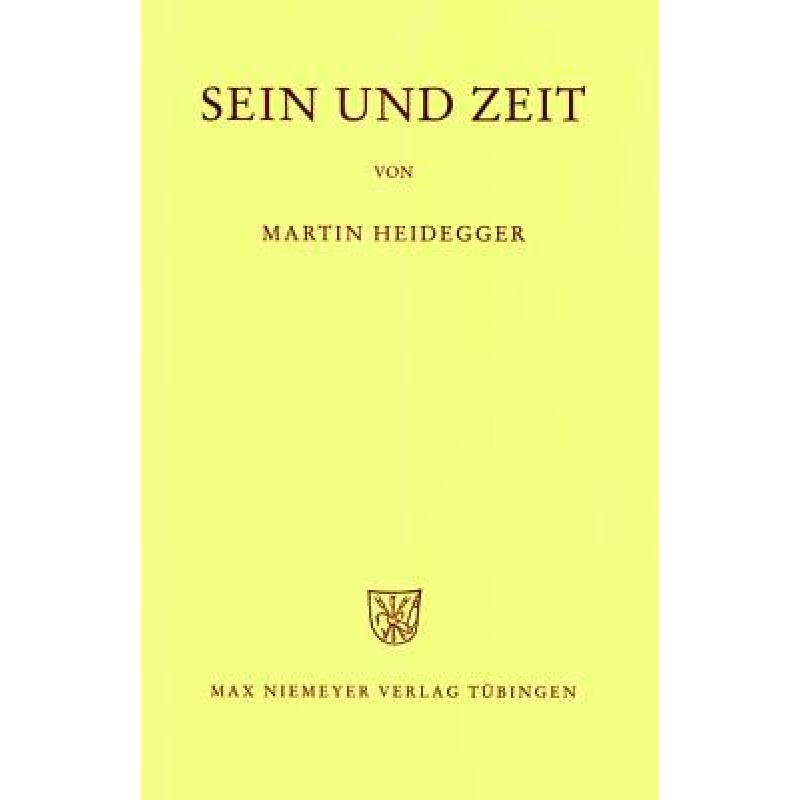 现货 存在与时间 德语版 Sein und Zeit