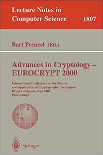 Advances in Cryptology – EUROCRYPT 2000