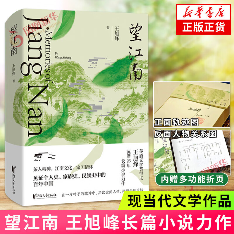 【赠多功能折页】望江南 茅盾文学奖得主王旭烽小说 浙江文艺出版社 你一句春不晚，我就到了真江南 现代当代文学 凤凰旗舰店书籍 望江南 单本【定价68】