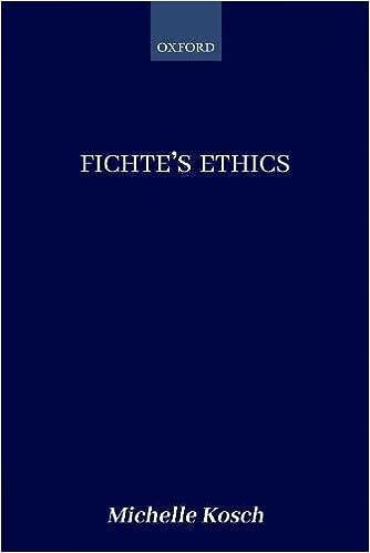 费希特的道德 Fichte's Ethics