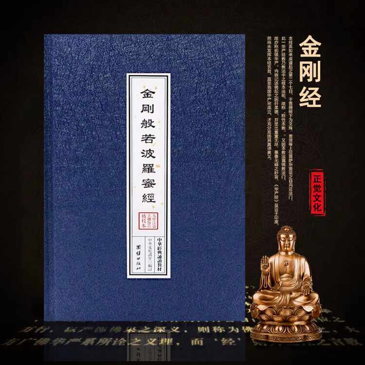 金刚经精装注音版金刚般若波罗蜜经简体拼音大字诵读本佛经书结缘