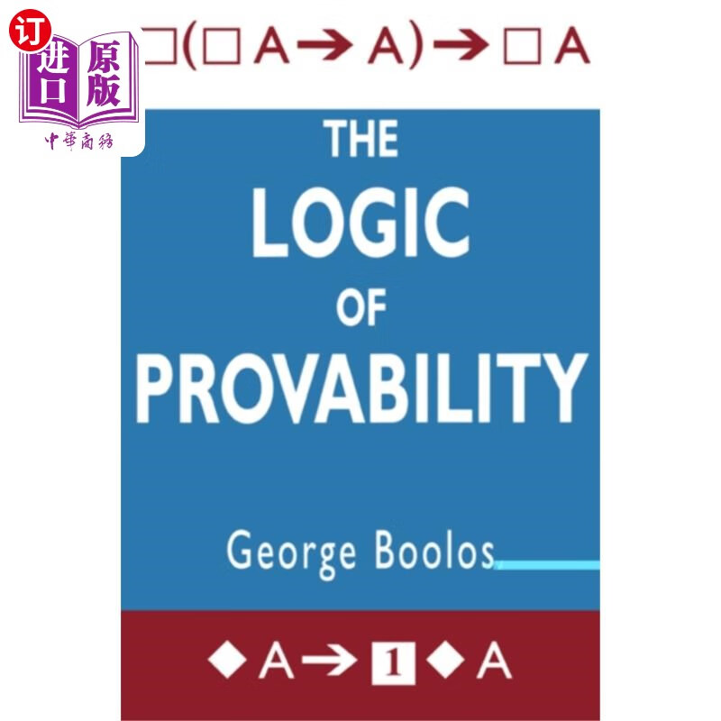 海外直订Logic of Provability 可证明性逻辑