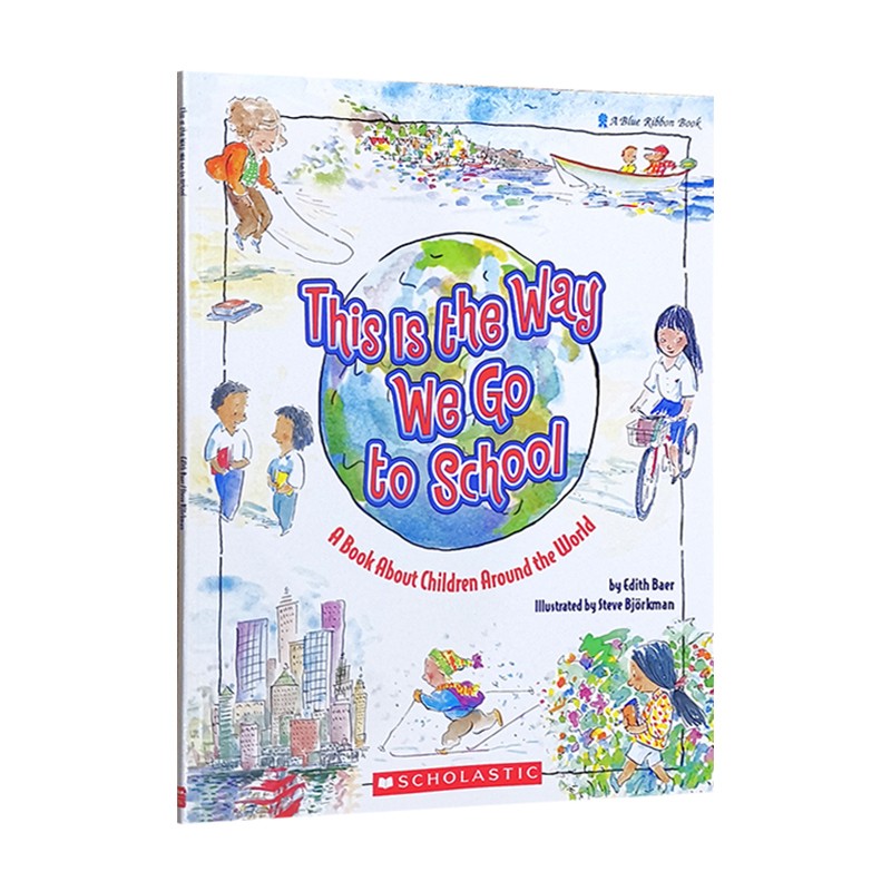 英文原版绘本 This Is the Way We Go to School 吴敏兰绘本 第112本