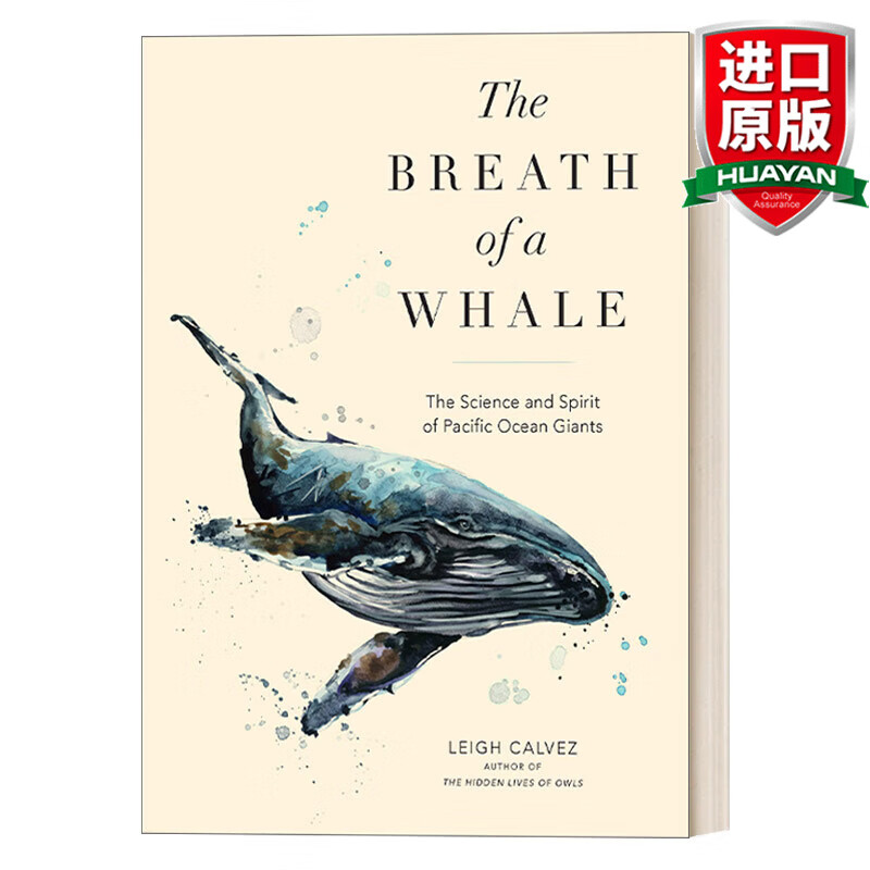 The Breath of a Whale 英文原版 鲸叹 探秘太平洋里的庞然大物 银鹦鹉螺图书奖 自然科普 Leigh Calvez 英文版 进口英语原版书籍