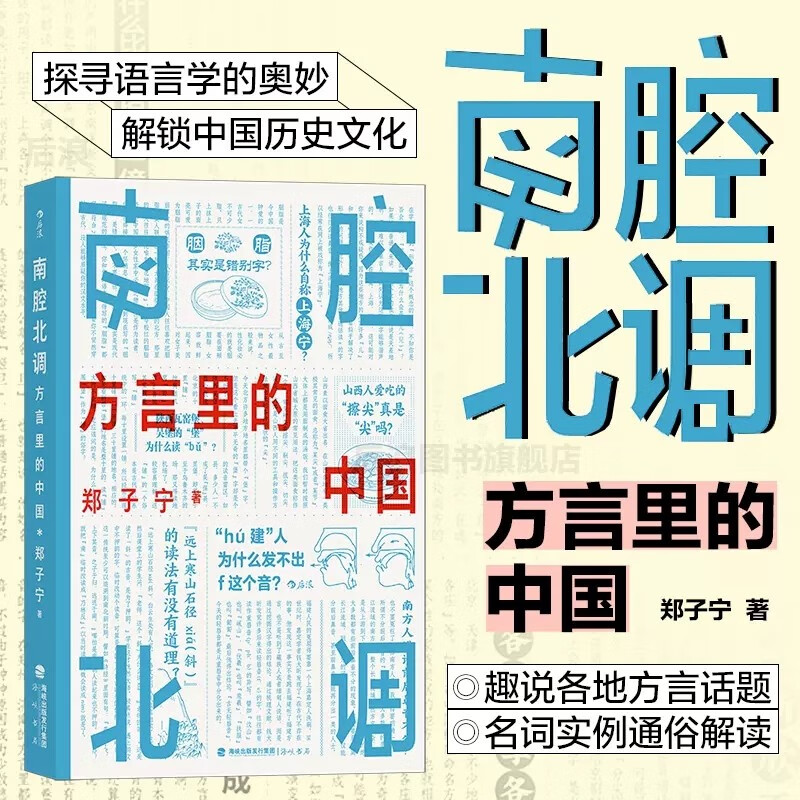 后浪现货 南腔北调 方言里的中国 郑子宁著 东言西语中国话语言科普 方言中国话文化史书籍