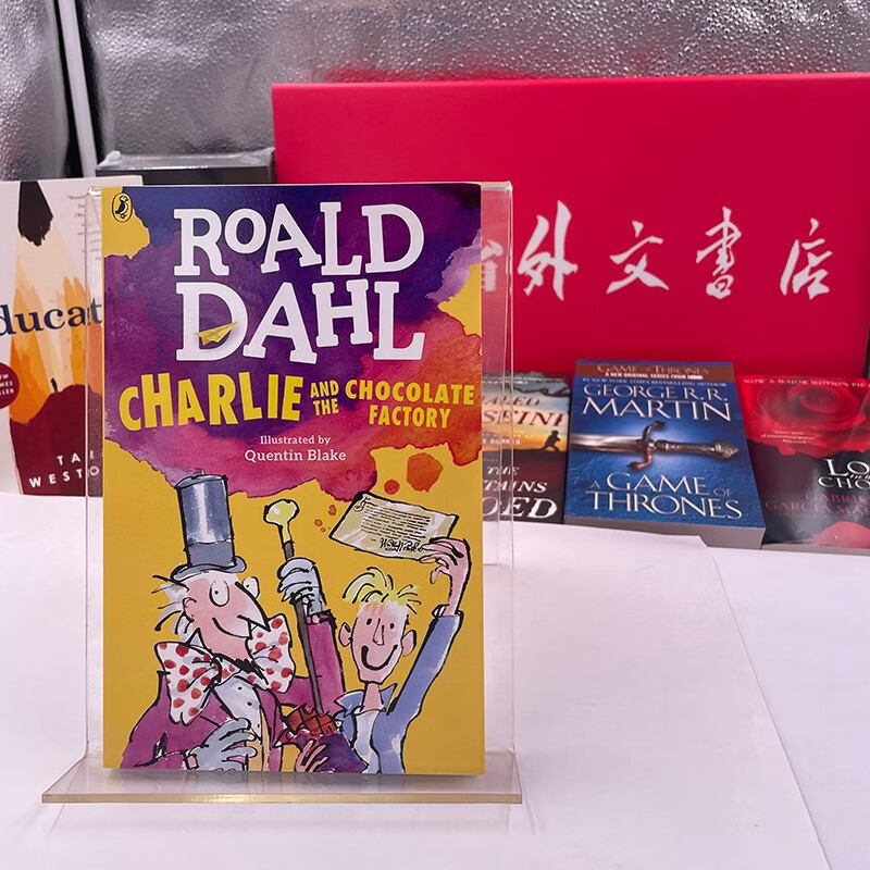 进口英文原版现货 Charlie and the Chocolate Factory查理和巧克力工厂 罗尔德达尔Roald Dahl 儿童读物章节书籍 浙江外文书店