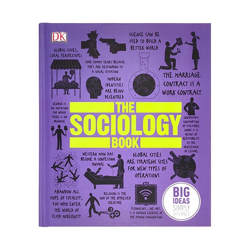 现货 英文原版 DK百科丛书 The Sociology Book 社会学百科全书 图解艺术百科 图文解读经典艺术作品 DK百科全书