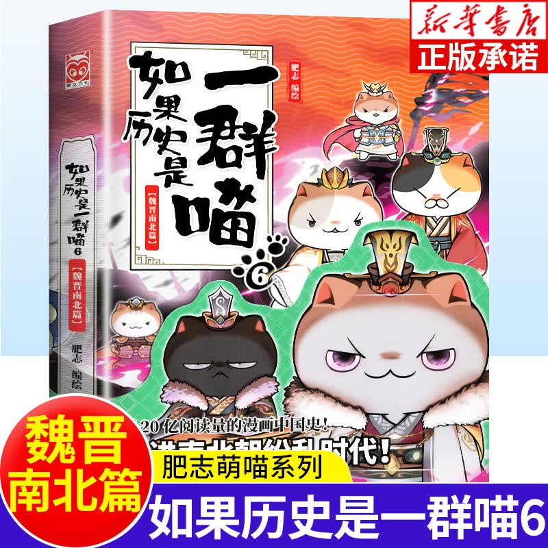 如果历史是一群喵11 南宋金元卷 第11册全套 肥志百科中国历史类书籍漫画书假如历史是一群喵全集12345678910册十一卷 历史喵6魏晋南北篇