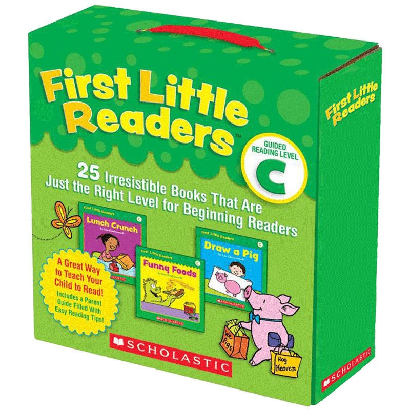 First Little Readers Level A B C D E&F 学乐Scholastic小读者英文原版分级阅读绘本有声读物级116本4-8岁儿童少儿英语 C 单盒