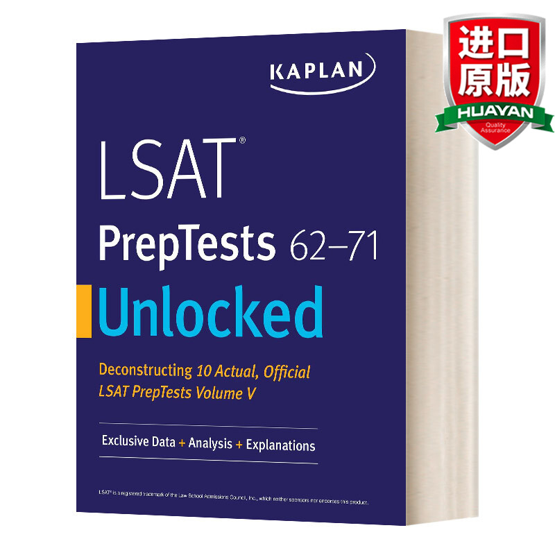 Lsat Preptests 62-71 Unlocked 英文原版 LSAT考试备考 62-71 英文版 进口英语原版书籍