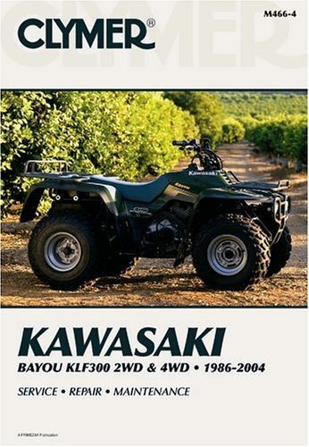Clymer Kawasaki Bayou KLF300 2WD & 4WD