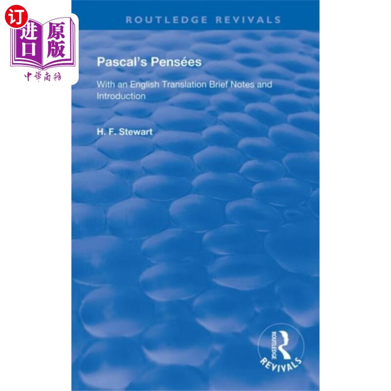 海外直订Pascal's Pensees 帕斯卡的澎思