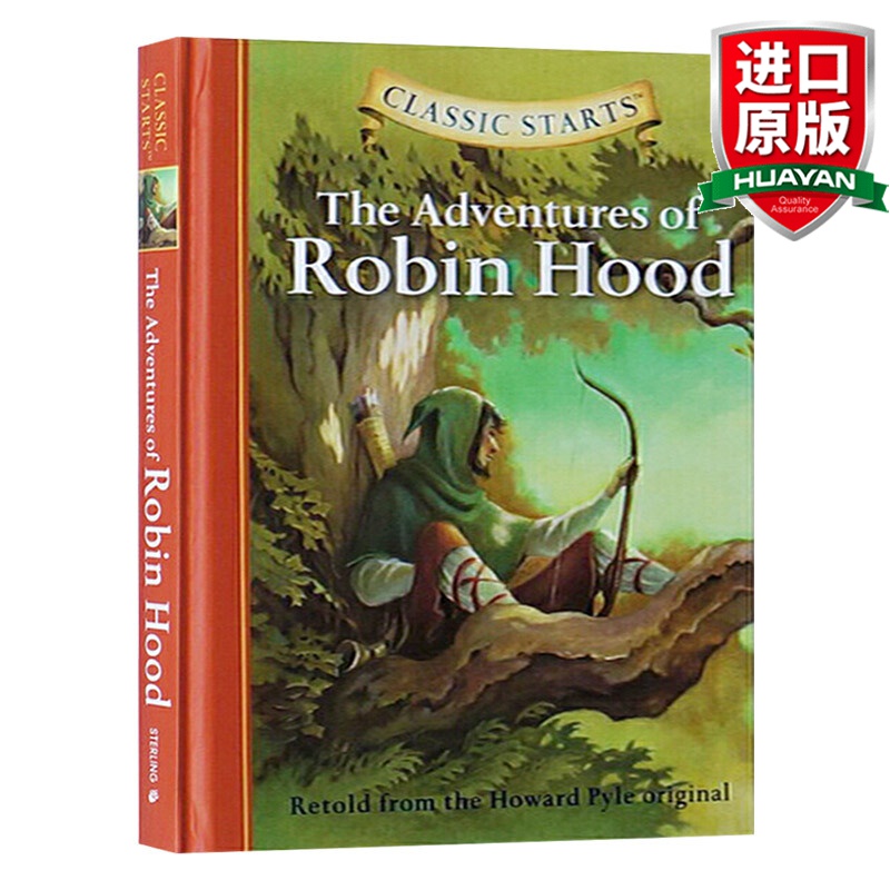 开始读经典 罗宾汉奇遇记 英文原版小说 Classic Starts The Adventures of Robin Hood 儿童文学经典名著 英文版进口原版英语书籍