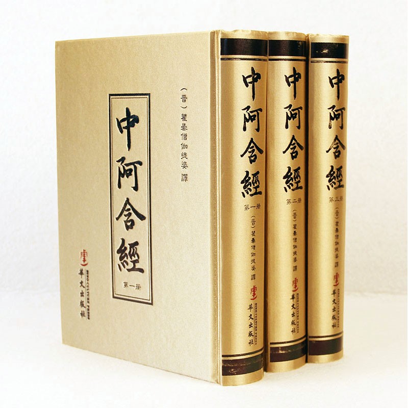 包邮 中阿含经(繁体竖排版全3册)四阿含经之一 华文出版社