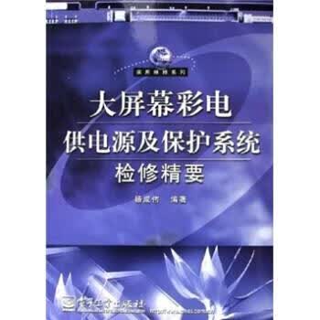 大屏幕彩电供电源及保护系统检修精要 杨威伟【书】