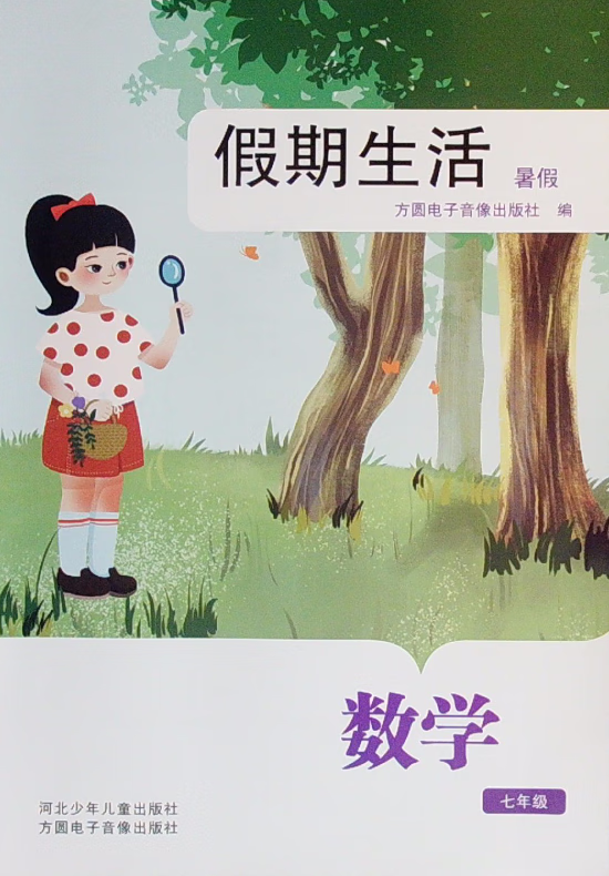 2023假期生活暑假数学七年级人教版暑假作业河北少年儿童出版社