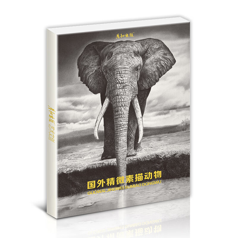 国外精微素描动物临摹卡明信片学习卡高清16张临摹卡大尺寸文创高清画册集艺术手绘插画文艺复古圣诞节日礼