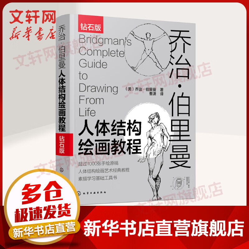 乔治·伯里曼人体结构绘画教程 钻石版