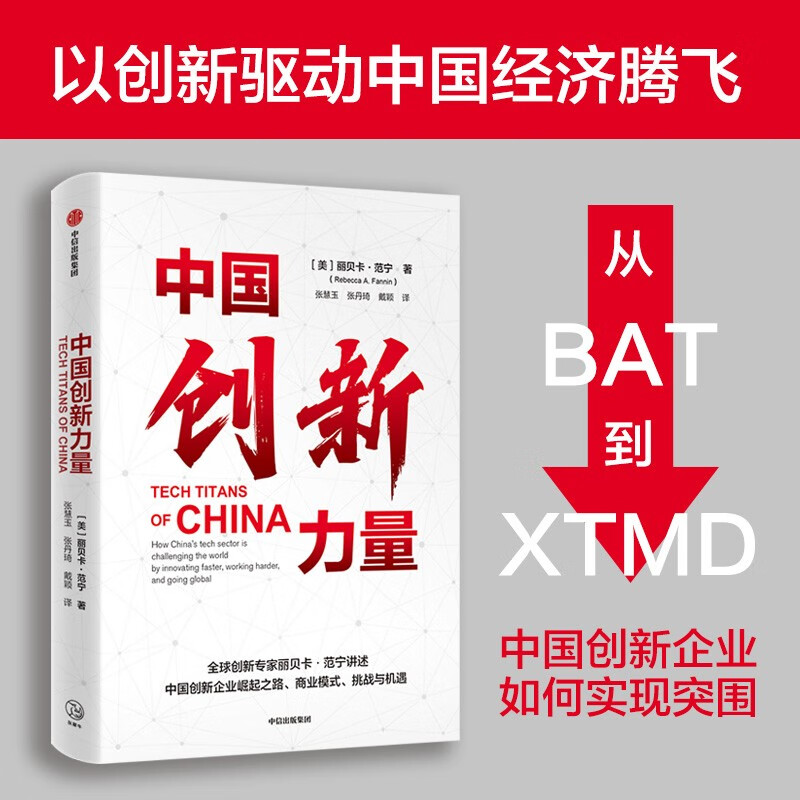 中国创新力量 丽贝卡·范宁 著 讲述中国创新企业崛起之路 中信出版社