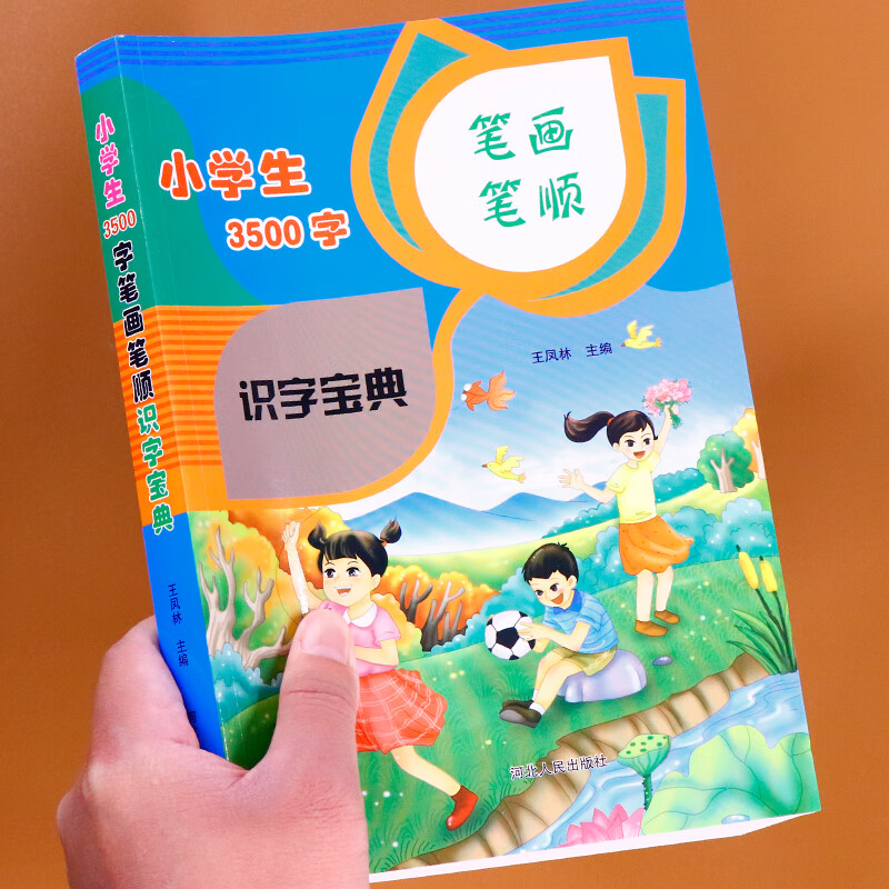 小学生识字宝典3500字笔顺笔画大全6-8-9-12岁儿童认字书一二三四五六1-6年级语文常用汉字生
