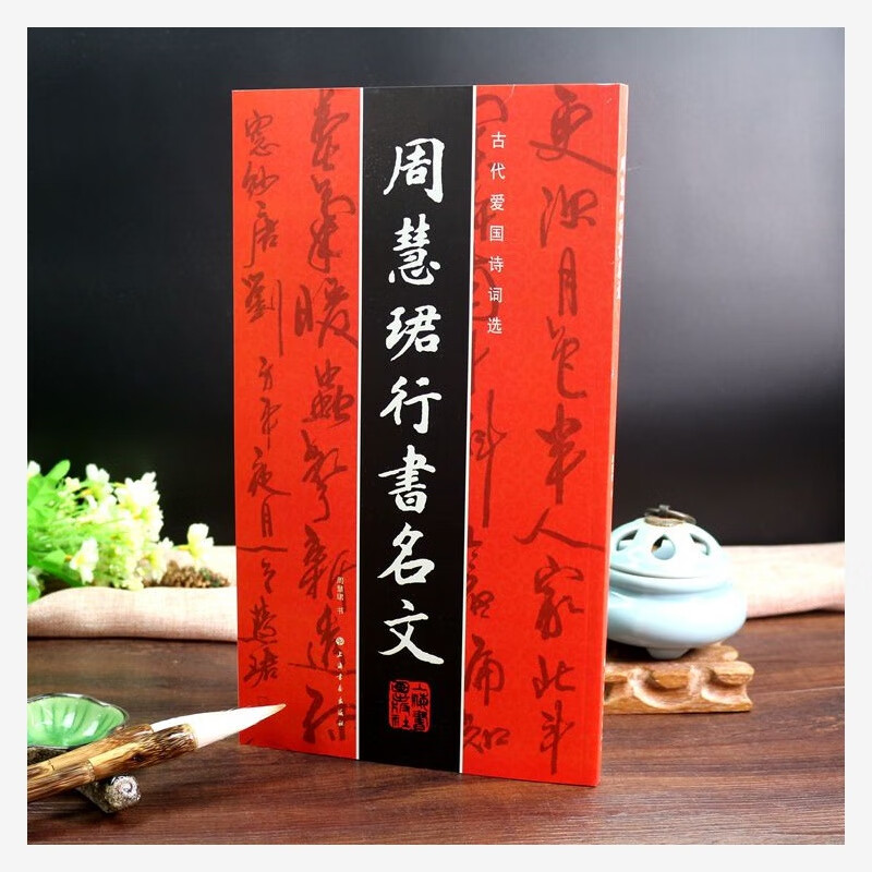 周慧珺 行书铭文 简体旁注 君不见沙场征战苦 燕歌行 爱国诗词 标准 #20