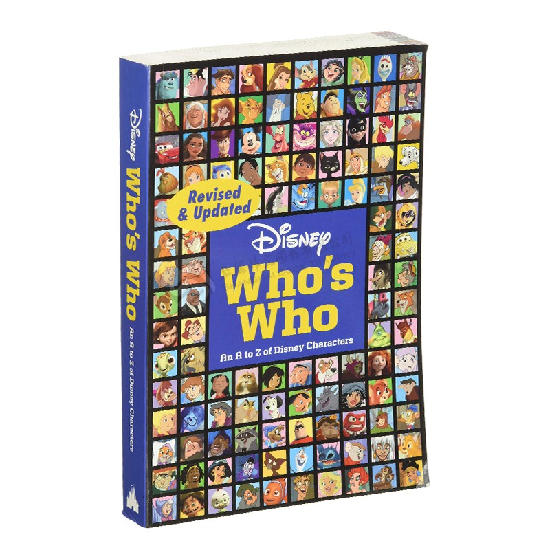 现货 迪士尼百科角色书 人物大全 迪士尼名人录 新版 英文原版 Disney Who's Who 皮克斯 卡通角色