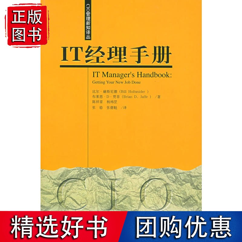 IT经理手册——CIO管理新知译丛
