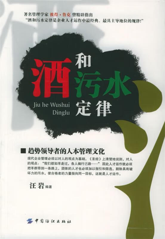 酒和污水定律 汪岩 编著 中国纺织出版社 9787506434454