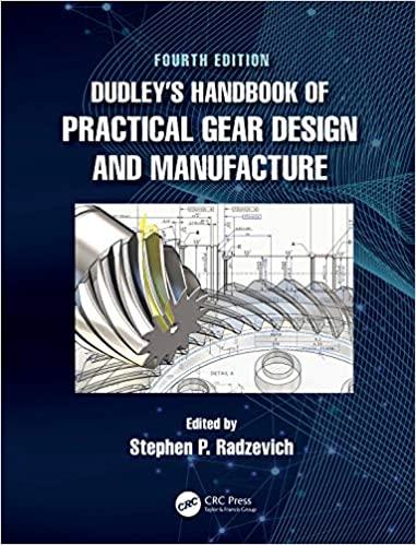 Dudley's Handbook of Practical Gear Design and M