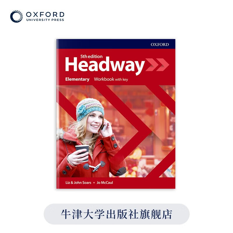 牛津英语教材 New Headway 第五版 青少年英语综合教材 英语原版 适合16岁以上 Elementary【练习册】
