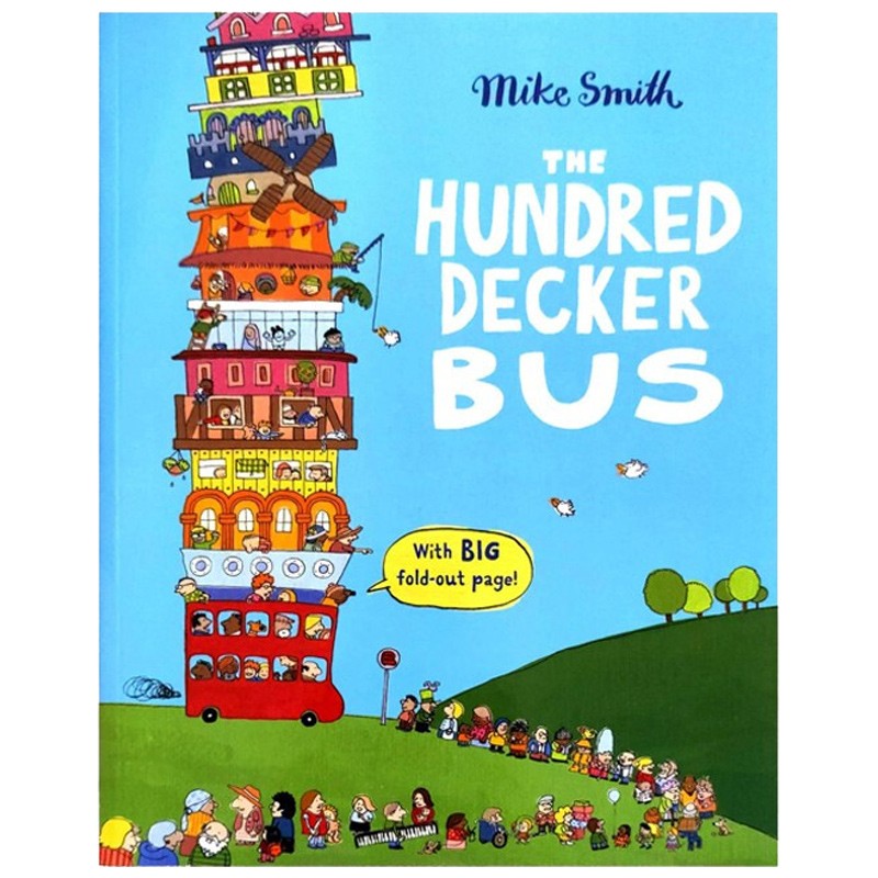 100 百层的巴士 The Hundred Decker Bus 内附超大拉页 英文原版绘本